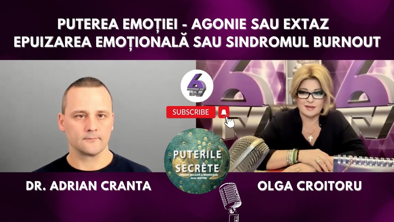 PUTEREA EMOȚIEI - AGONIE SAU EXTAZ - EPUIZAREA EMOȚIONALĂ SAU SINDROMUL ...