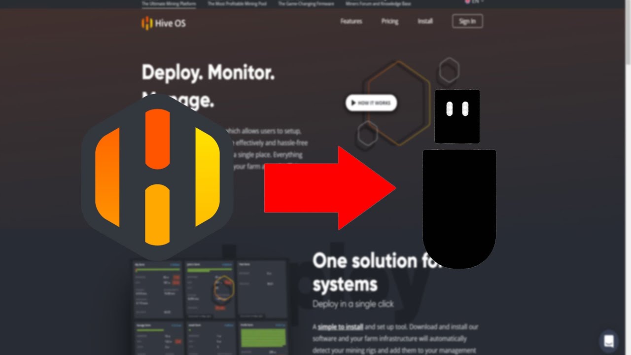 How to create a HiveOs bootable USB and Setup - YouTube