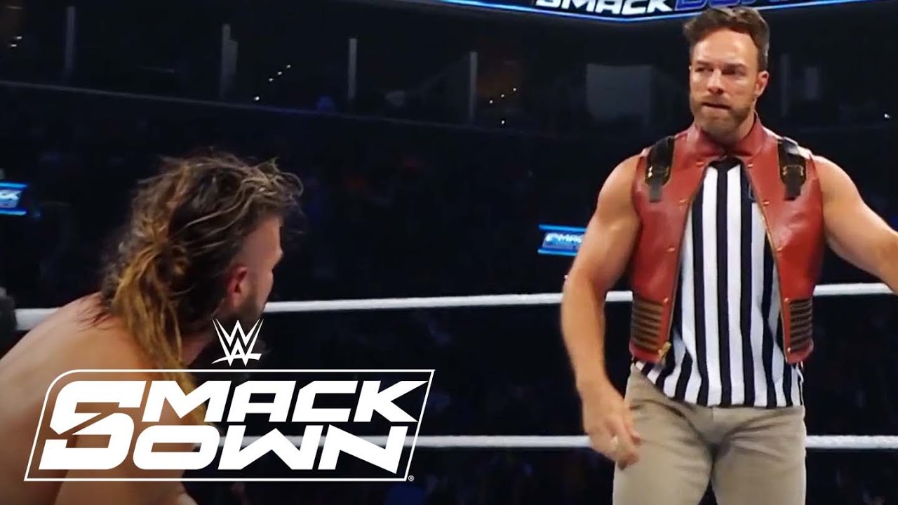 Referee LA Knight Gets Involved in Andrade vs. Carmelo Hayes | WWE ...