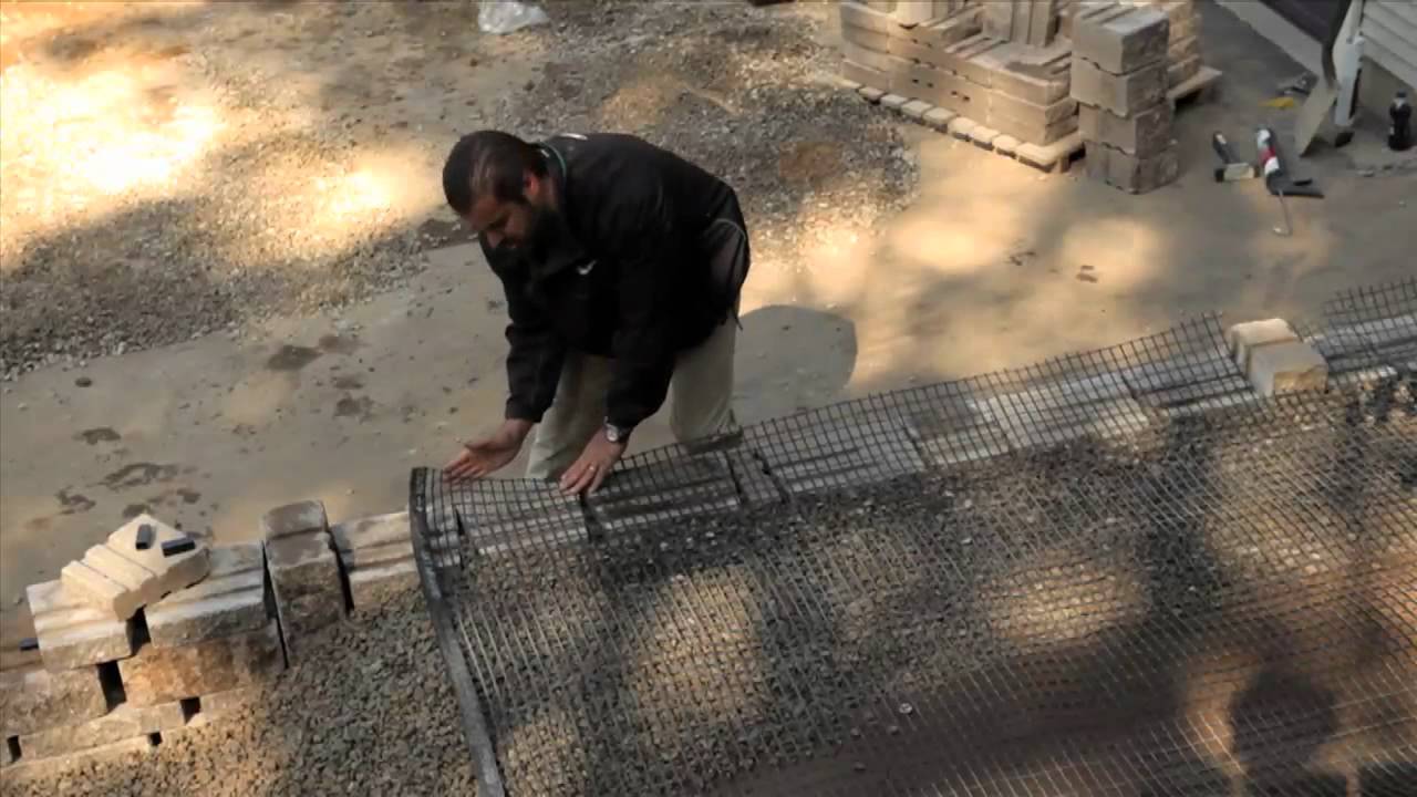 Geogrid Placement - YouTube