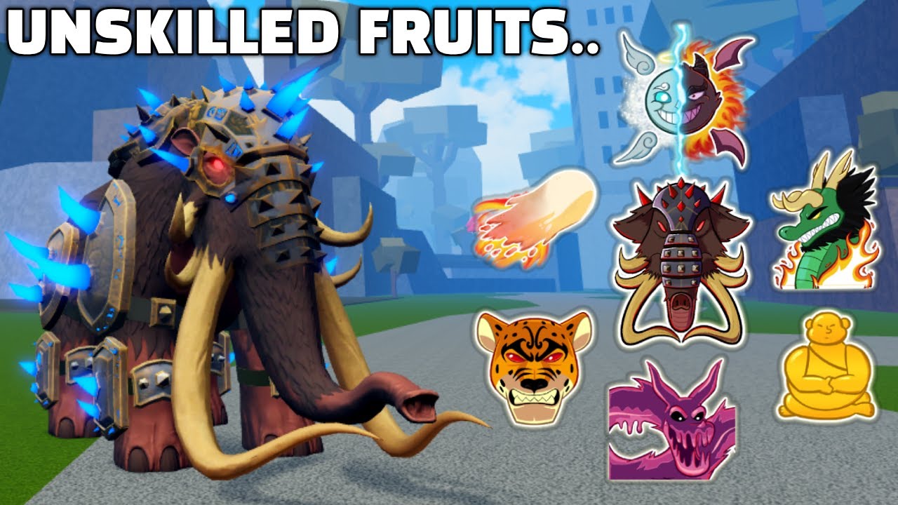 Blox Fruits, But I Only Use UNSKILLED FRUITS.. - YouTube