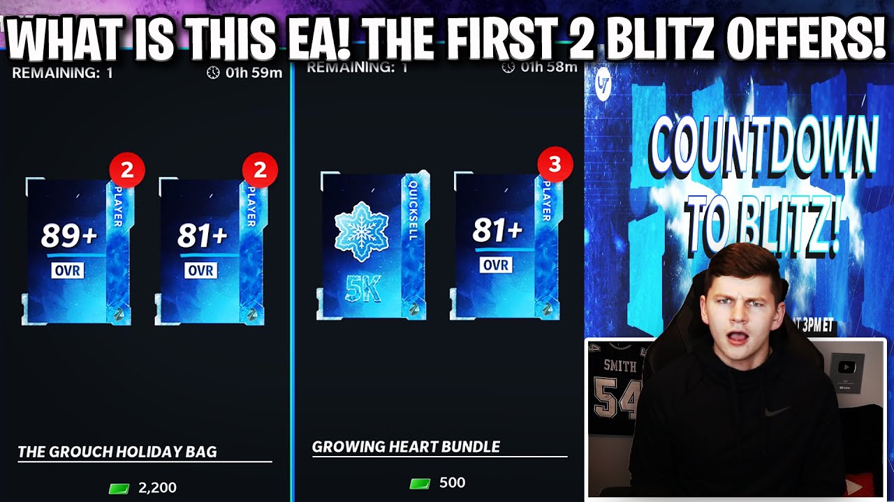 WHAT IS THIS EA! THE FIRST 2 BLITZ OFFERS! 3PM AND 5PM BLITZ OFFERS ...