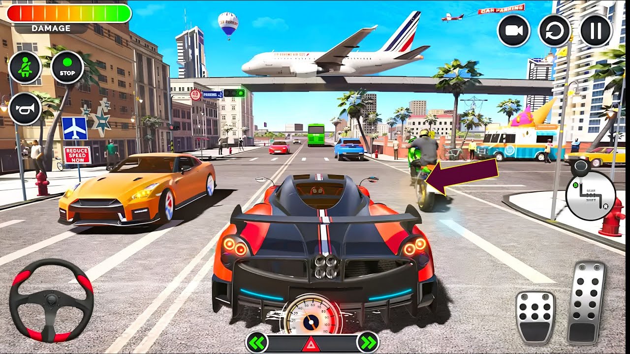 City Car Driving School Simulator Android Gameplay New Best Games #1141 ...