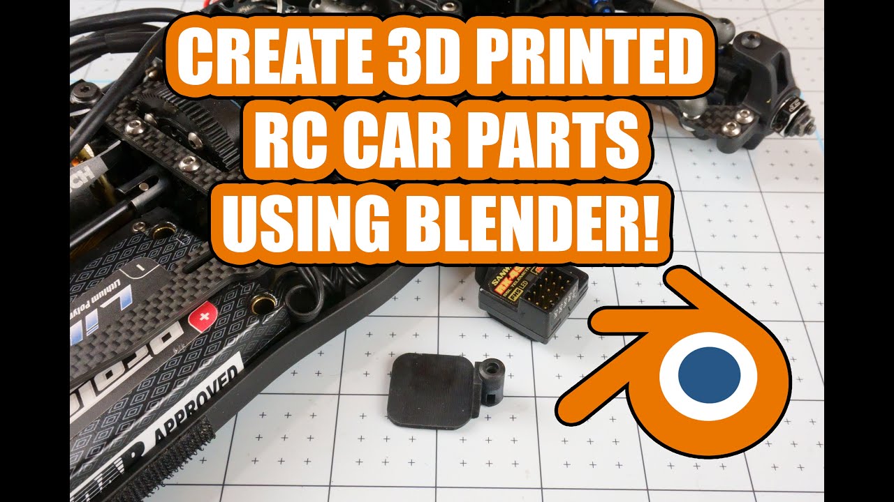 Creating 3d printed RC car parts using Blender - YouTube