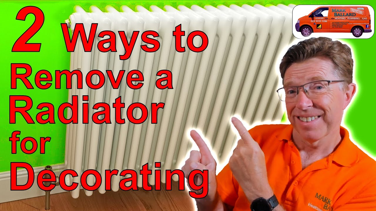 How to Remove Radiator for Decorating, Flushing Out, Painting or ...