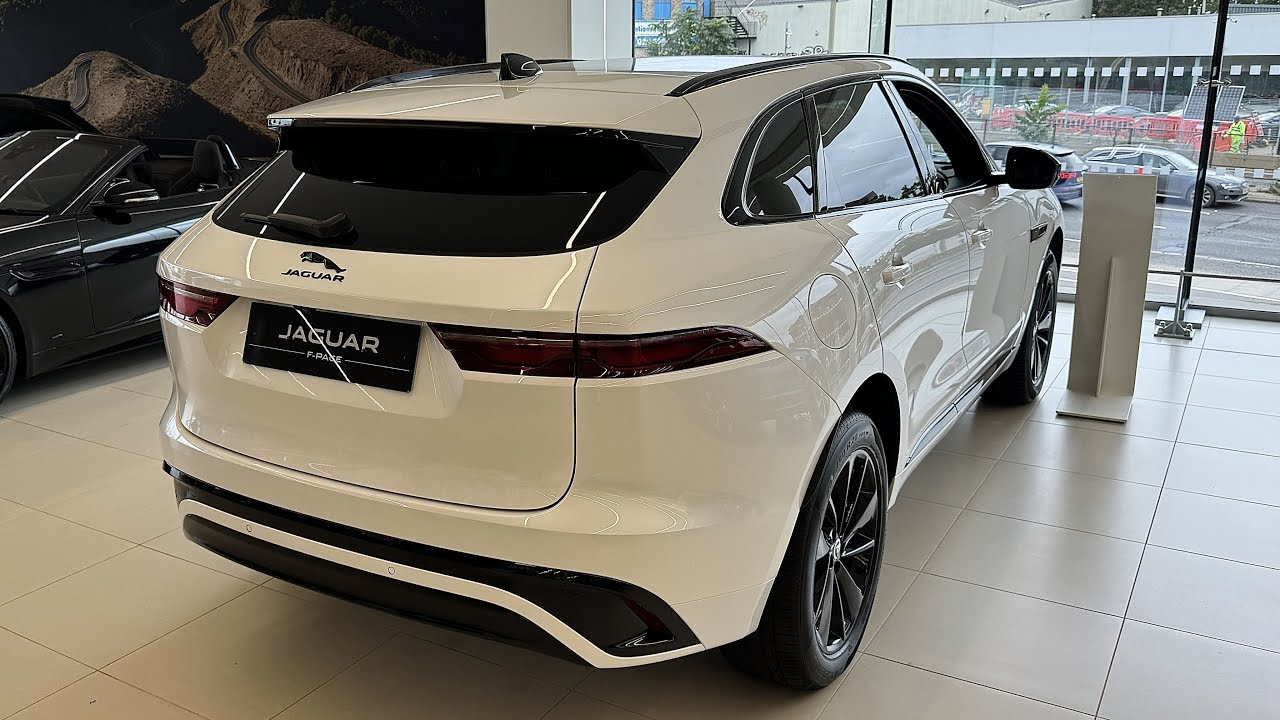 2024 Jaguar F-Pace R Dynamic in Ostuni Pearl White - YouTube