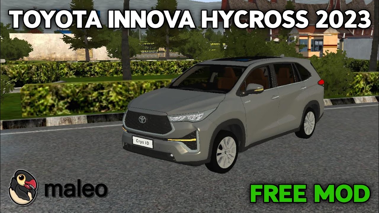 SHARE MOD TOYOTA INNOVA HYCROSS 2023 || BUSSID - YouTube