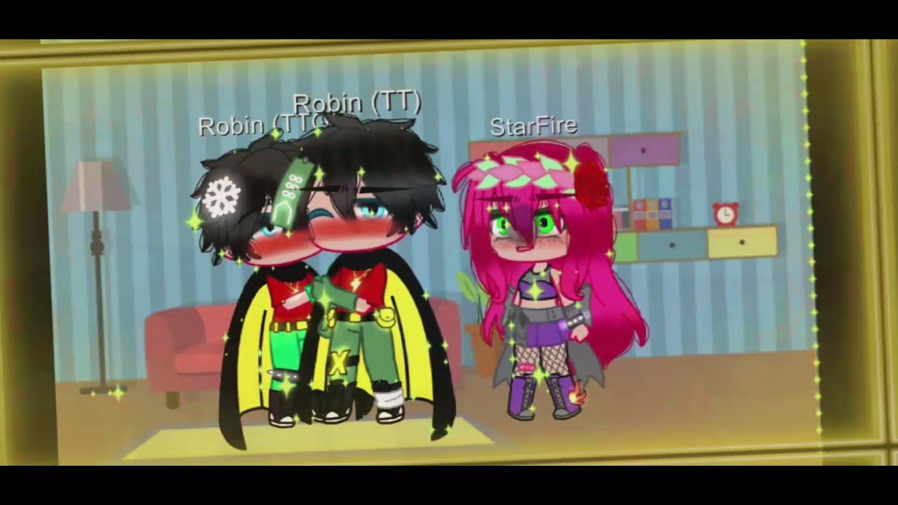 🥀👀 When||meme||gacha club||Robin(TTGO)X Robin(TT)||creo así se llama el ...