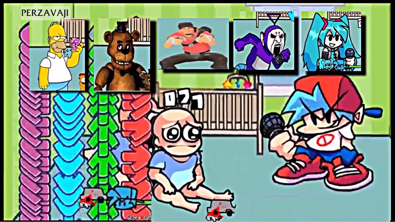 FNF🔘Vs. Baby Blue Brother สู้กับเด็กน้อยสุดเกรียน *ท้ายแถมเพลงลับ ...