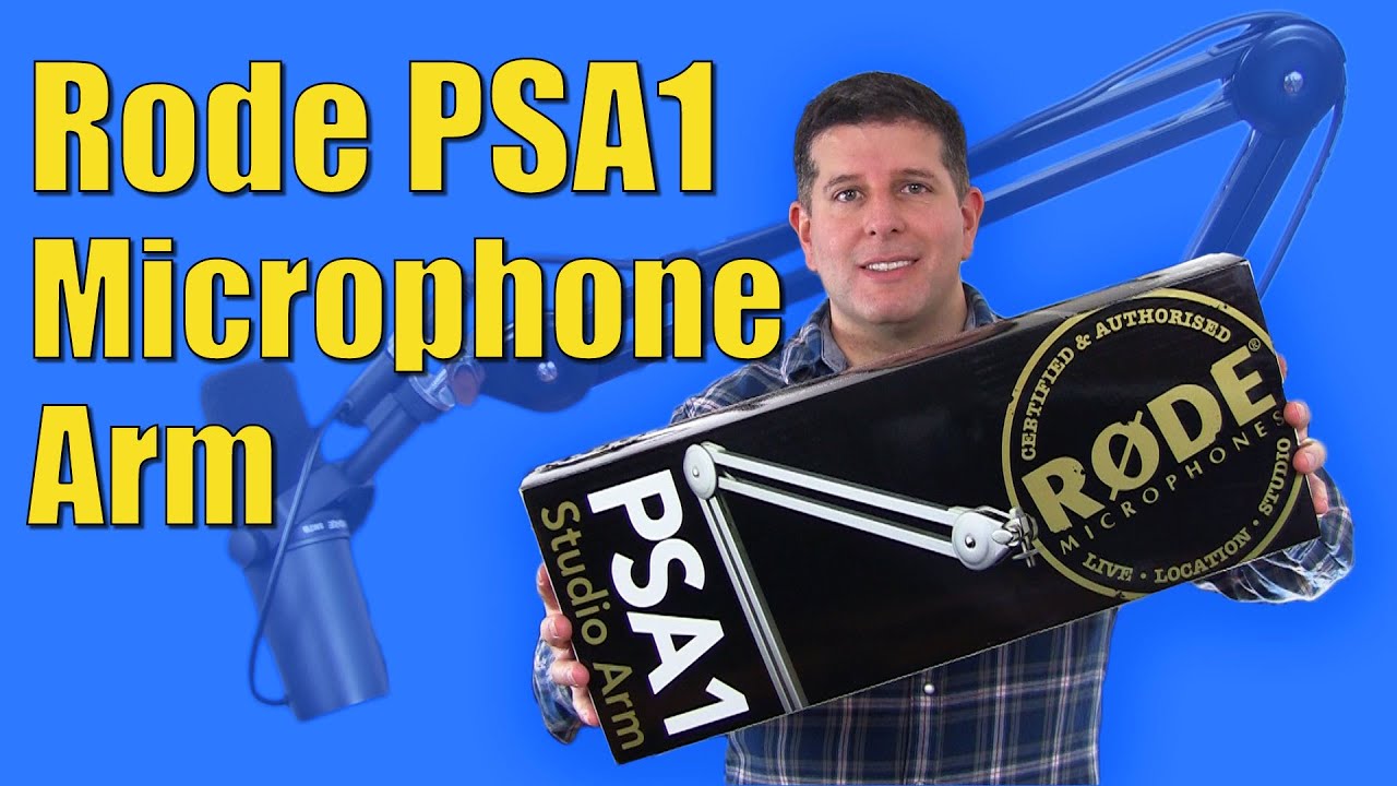 Rode PSA1 Studio Microphone Boom Arm Review And Setup - YouTube