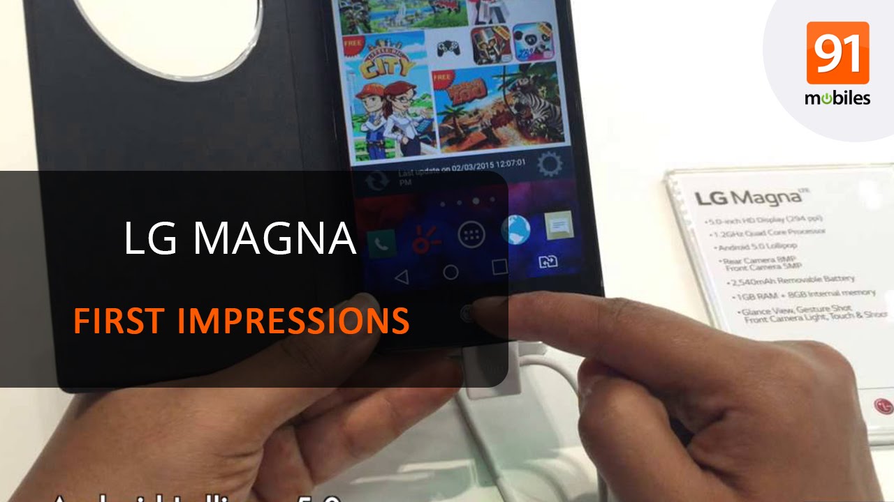 LG Magna: First Look | Hands on | Price - YouTube