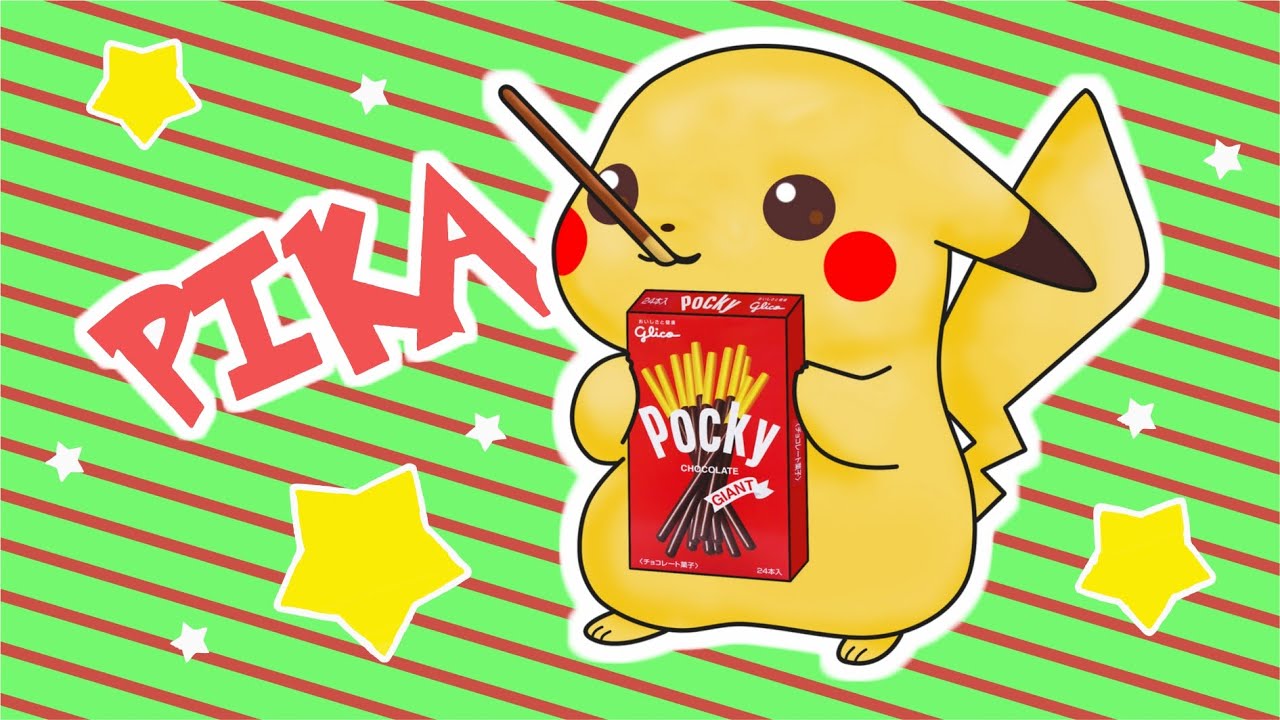 PIKACHU LOVES POCKY 💟 Super Cute Pikachu Drawing Guide - Learn How to ...