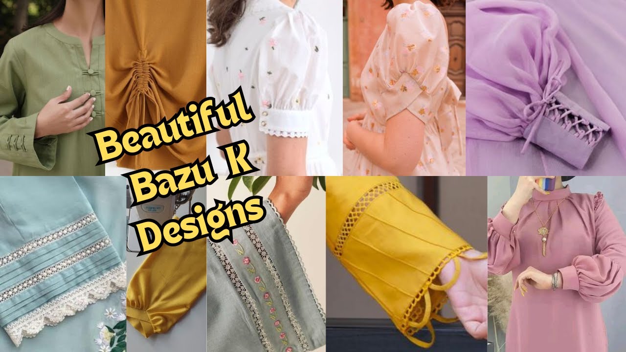 Beautiful Bazu K Designs | Trendy Sleeves Designs | Summer Frock ...