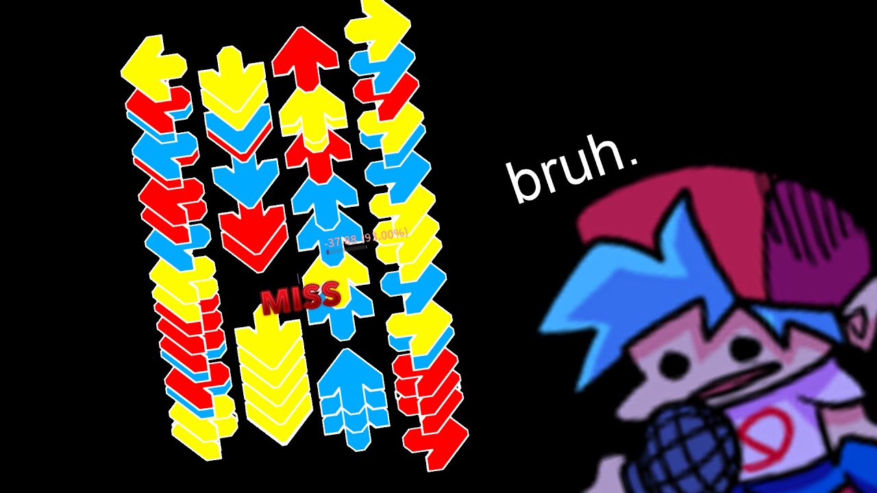 All the FNF Charts FC in stepmania/etterna but the songs are F A S T ...