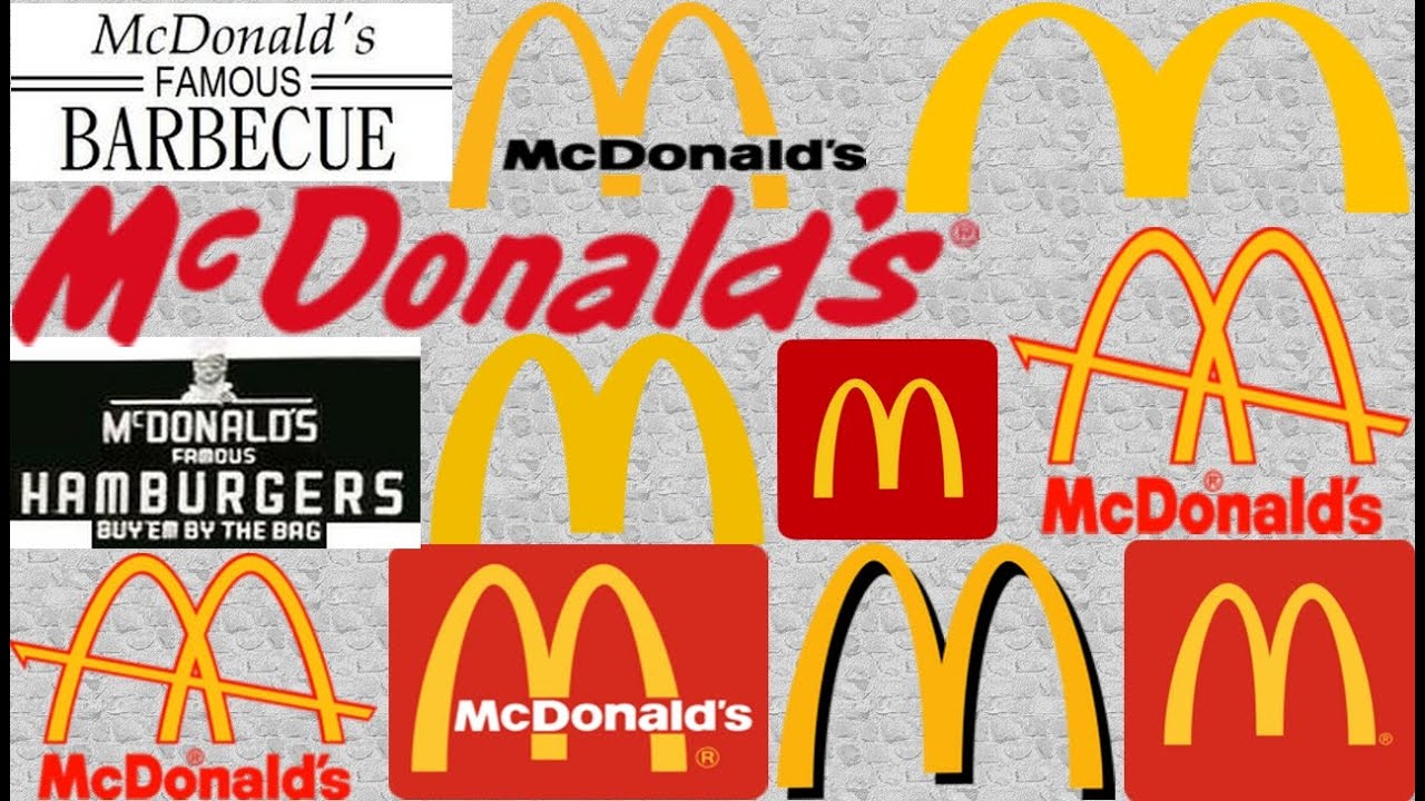Evolution of Mc donald's logo 1940 - 2021 - YouTube