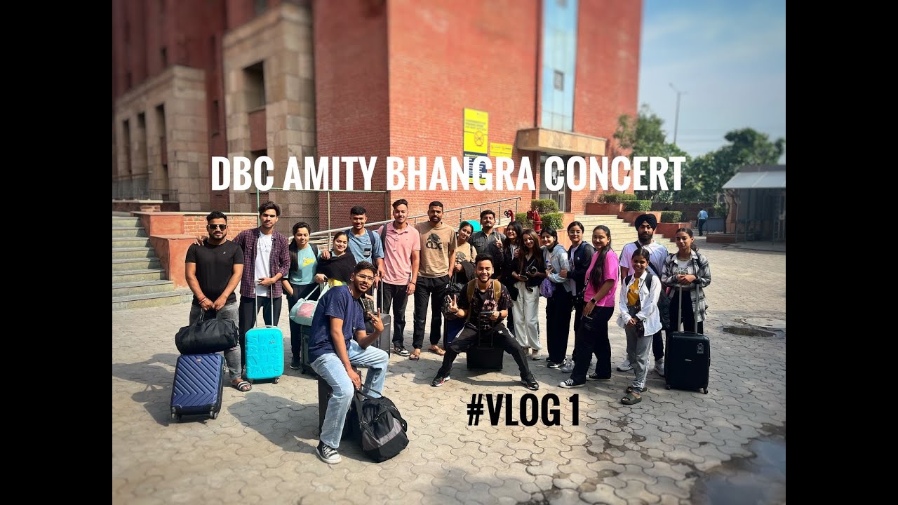 Vlog 1 | DBC Amity Bhangra Concert | Biggest Bhangra Concert 2023 # ...