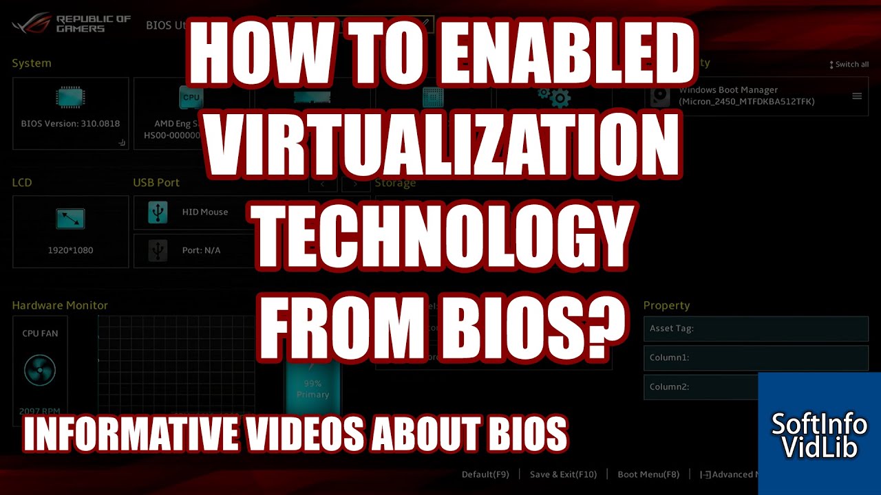 How to Enable Virtualization Technology from BIOS? (VM, Virtual Machine ...