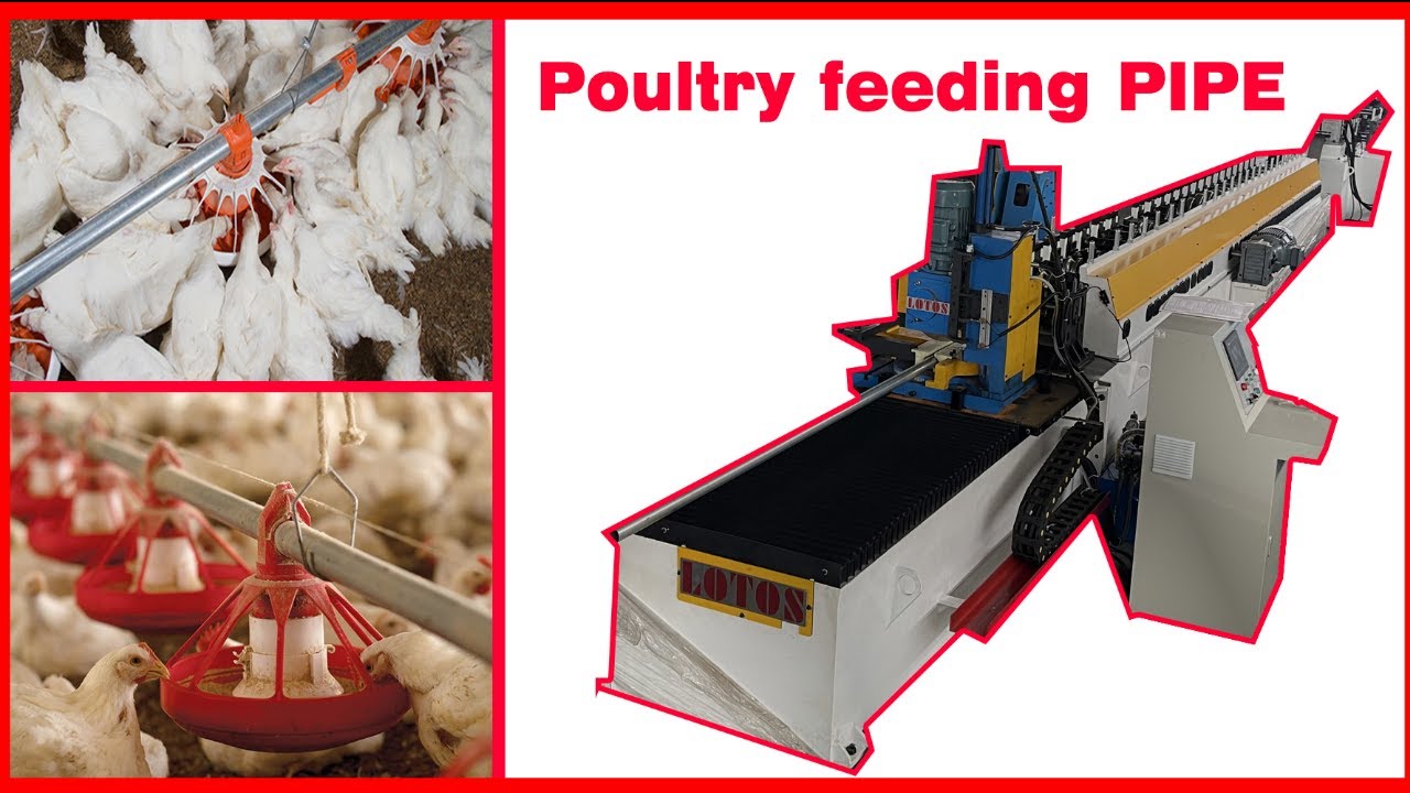 Poultry Feeding Trough Roll Forming Line - YouTube