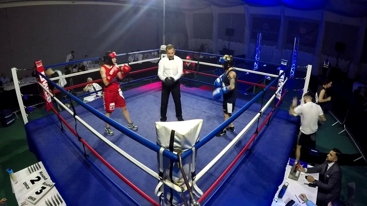 Ultra White Collar Boxing | Taunton | Liz Spencer VS Cara Lambert - YouTube