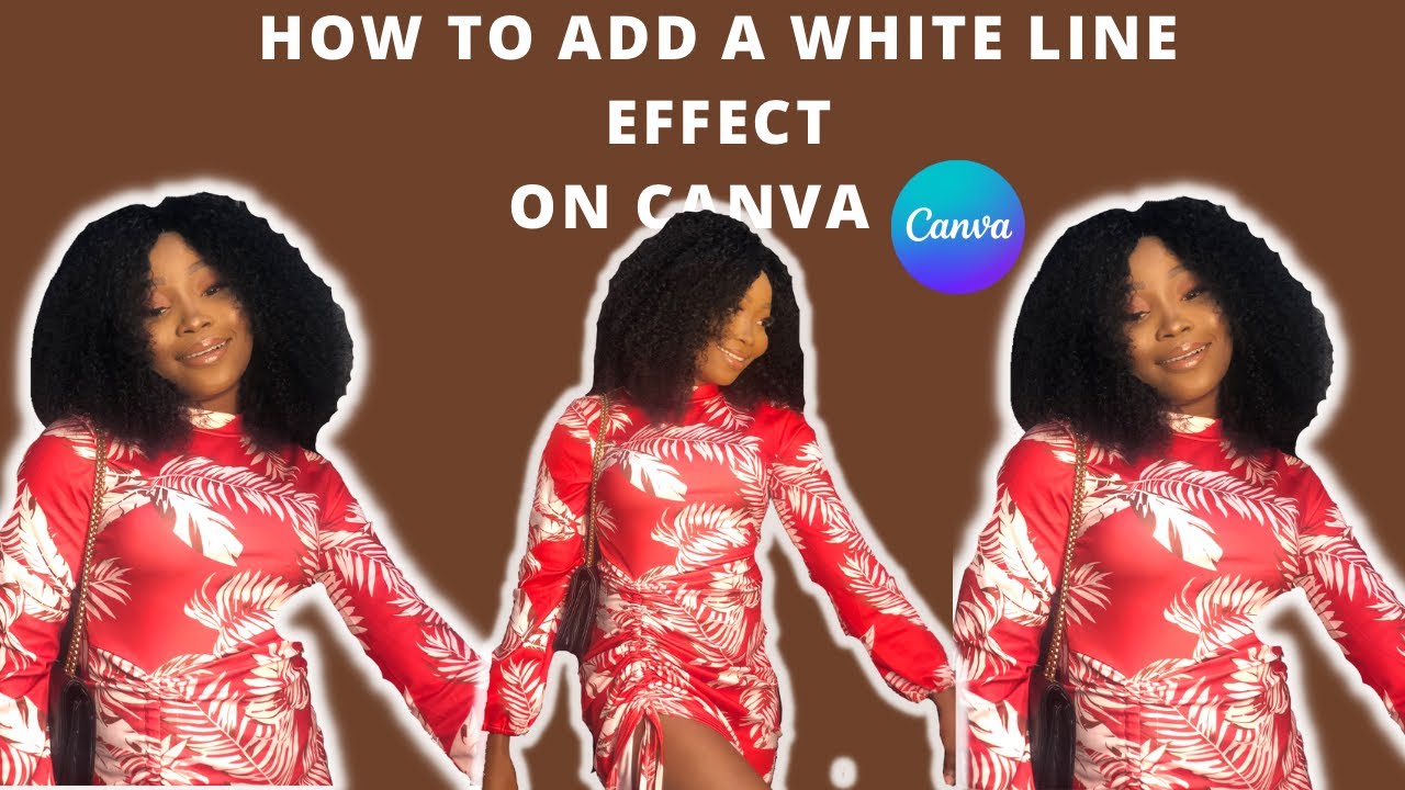 HOW TO EDIT THUMBNAIL | EASIEST WAY OF ADDING A WHITE LINE EFFECT ON ...