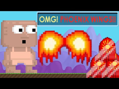 Growtopia | Using Super Firework and getting Phoenix Wings! - YouTube