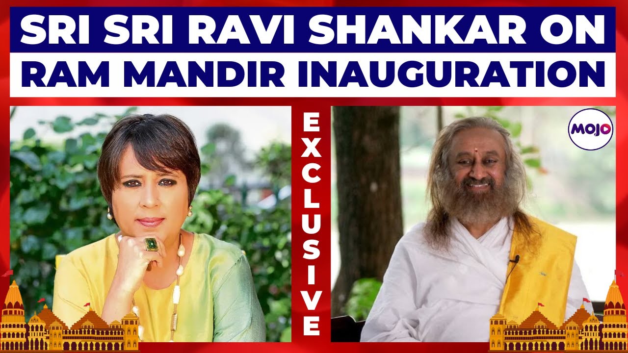 Ram Mandir Invite I "No Wisdom in Congress Boycott" I Sri Sri Ravi Shankar on Ayodhya i Barkha ...