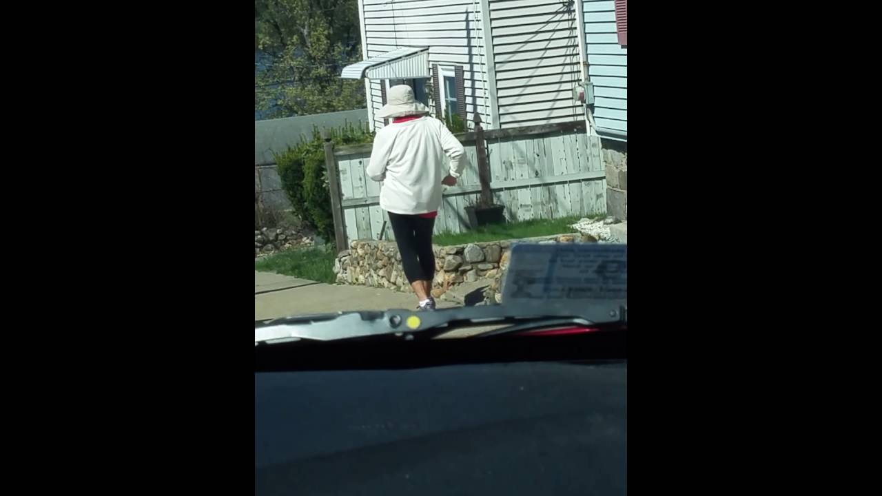 Old Lady Speed Walk (Funny) - YouTube