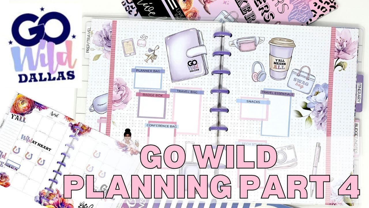 GO WILD PLAN WITH ME PART 4 - GO WILD 2024 PLANNER - LIVE LOVE POSH ...