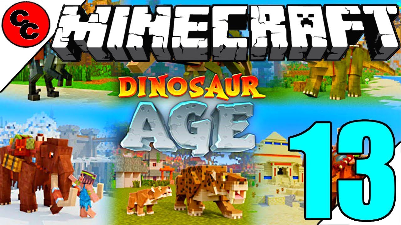 Minecraft : " Dinosaur Age Map lets Play Ep13 The Hunt For REX ...