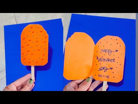 Dly happy velentine gift card idea howe to make velentine gift carft# ...