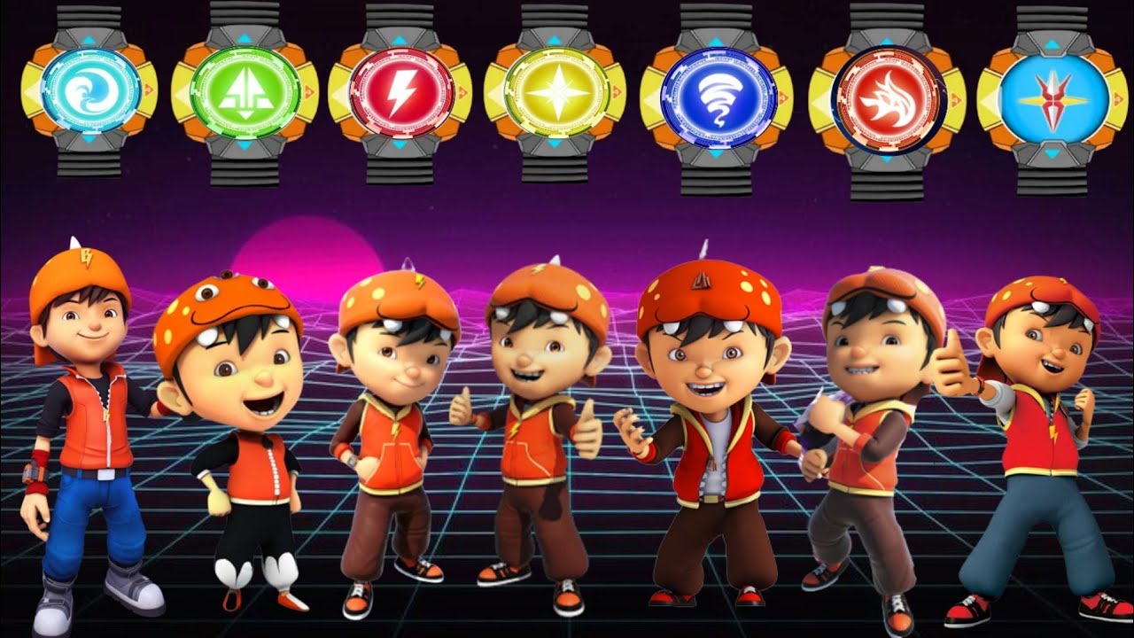 Bermain game memasangkan 7 jam kuasa Boboiboy galaxy kuasa 2 |part21 ...