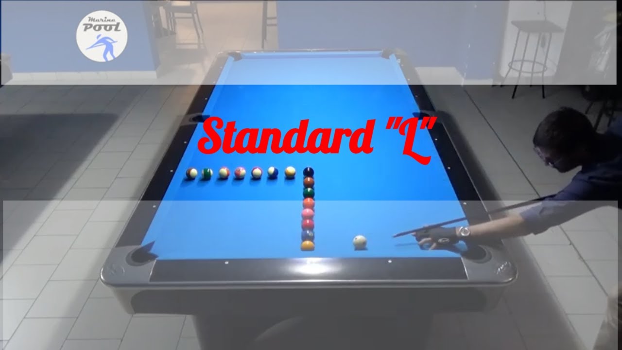 Drill Standard "L" One Pocket MEDIUM Level Pool Lesson Billiard ...