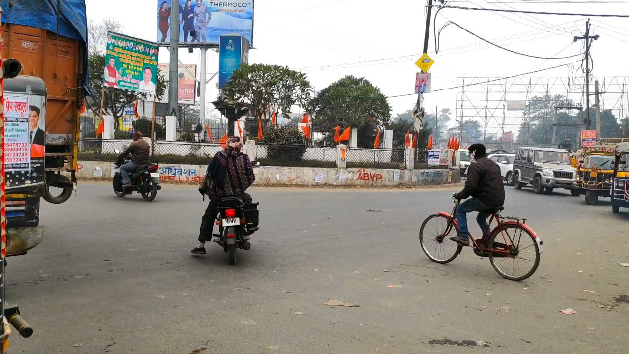 Muzaffarpur Bairiya Bus Stand Golambar in Bihar - YouTube