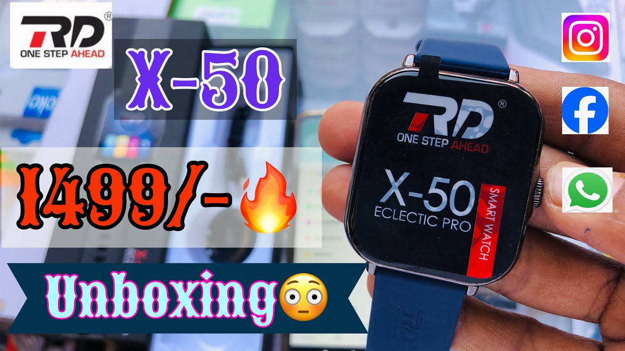 इतने सारे features 😳 !RD x-50 smart watch un and review #smartwatch # ...