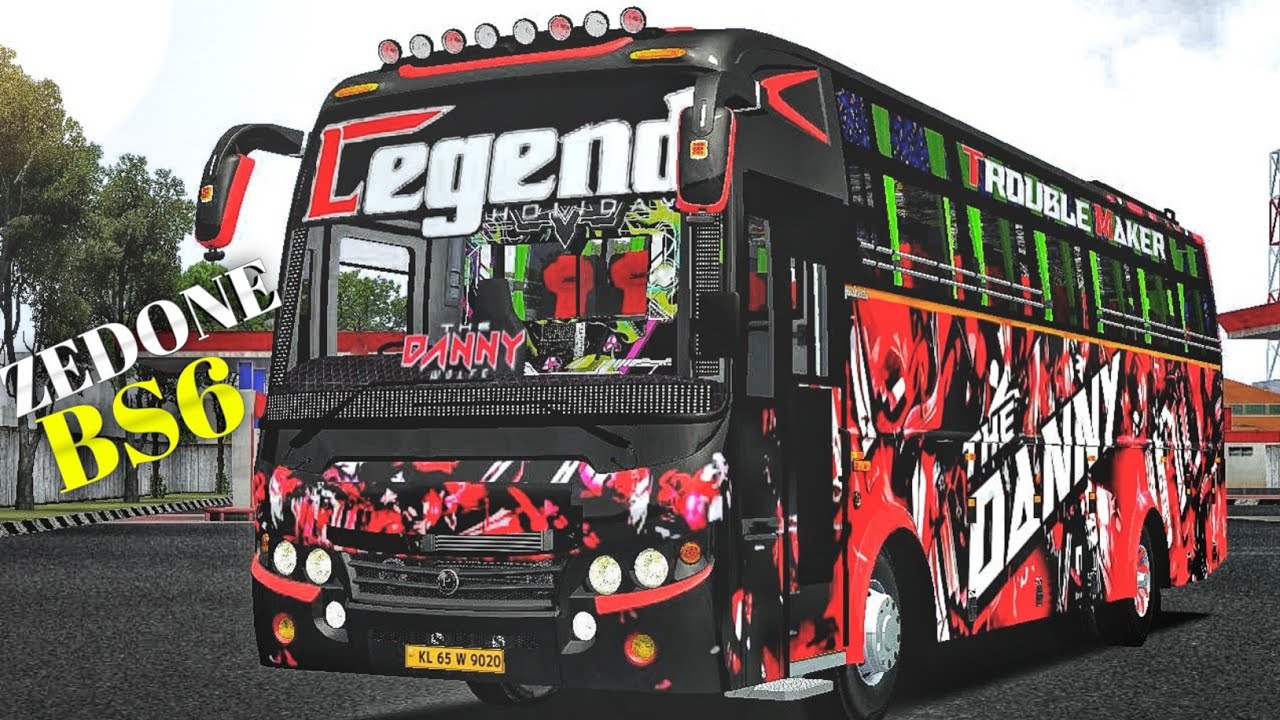 ZEDONE BS6 BUS MOD | Bus Simulator Indonesia | Free Mod | New Bus Mod ...