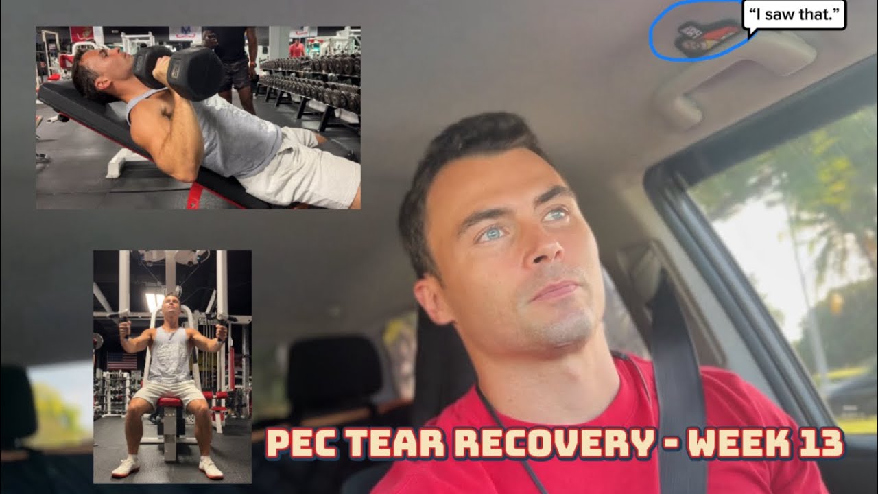 Pec Tear Recovery - Week 13 (3 months!) | 50 sub goal, PT pains ...