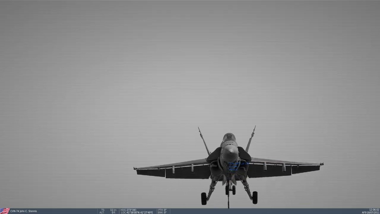 Perfect carrier landing LSO view - YouTube