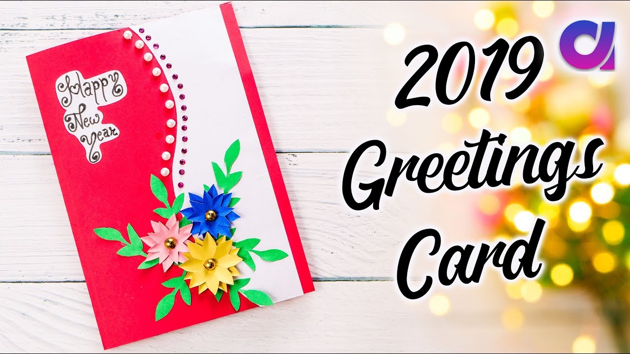 Beautiful and Easy New year greeting card | Christmas card | Artkala ...