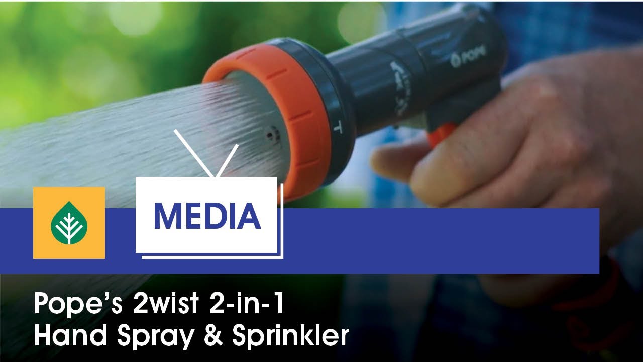 Pope 2Wist Hand Spray and Sprinkler TVC30 - YouTube