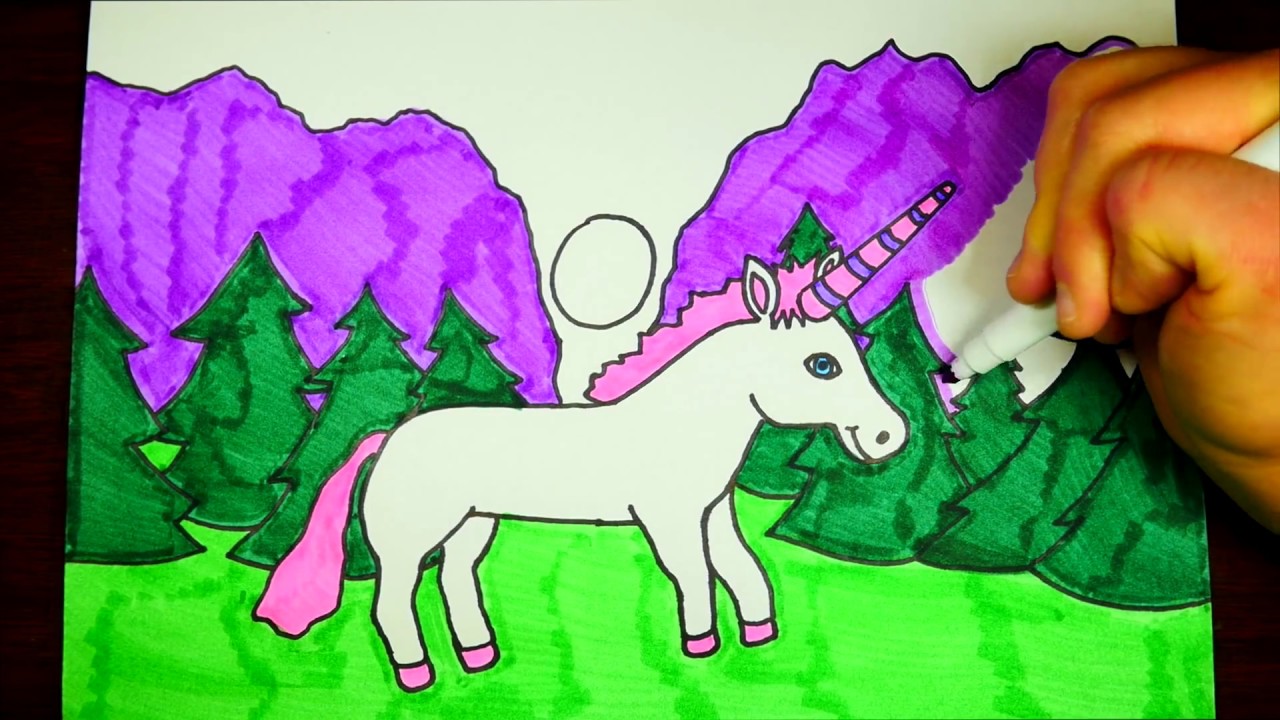 Kids Magical Drawing Videos | Kids Coloring Video - YouTube