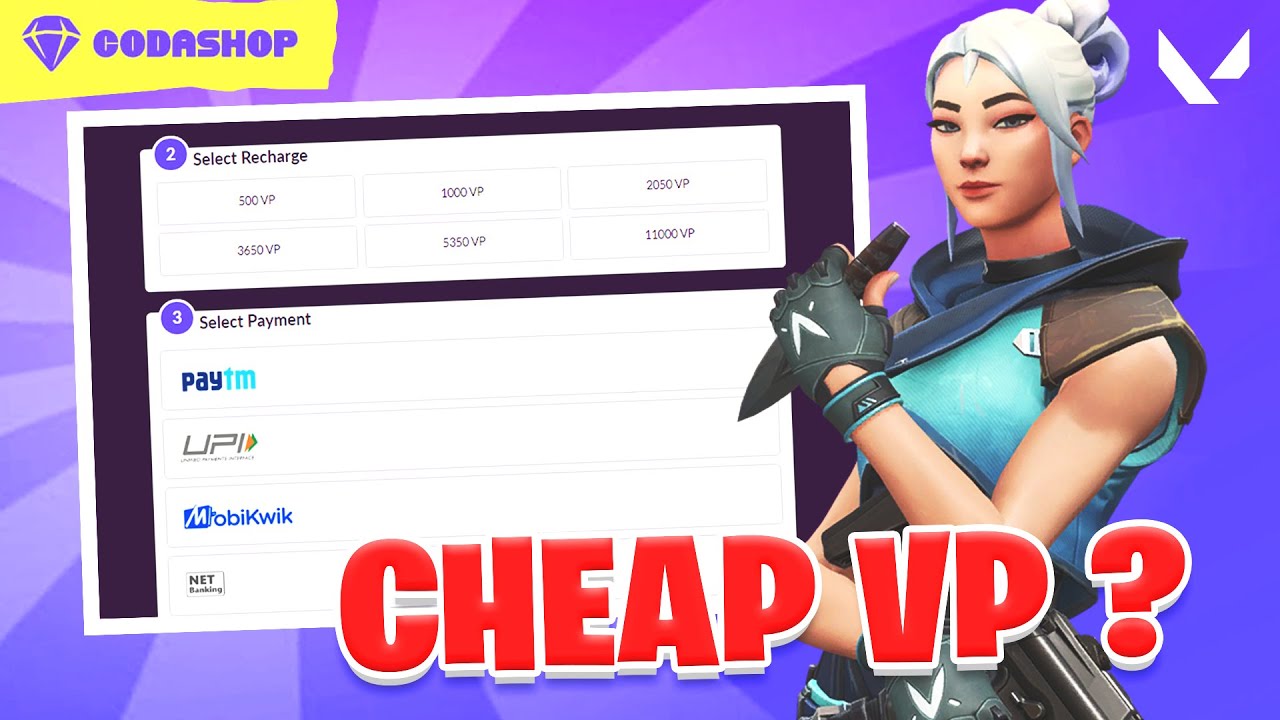 VALORANT POINTS IN CHEAP PRICES FROM CODASHOP - YouTube