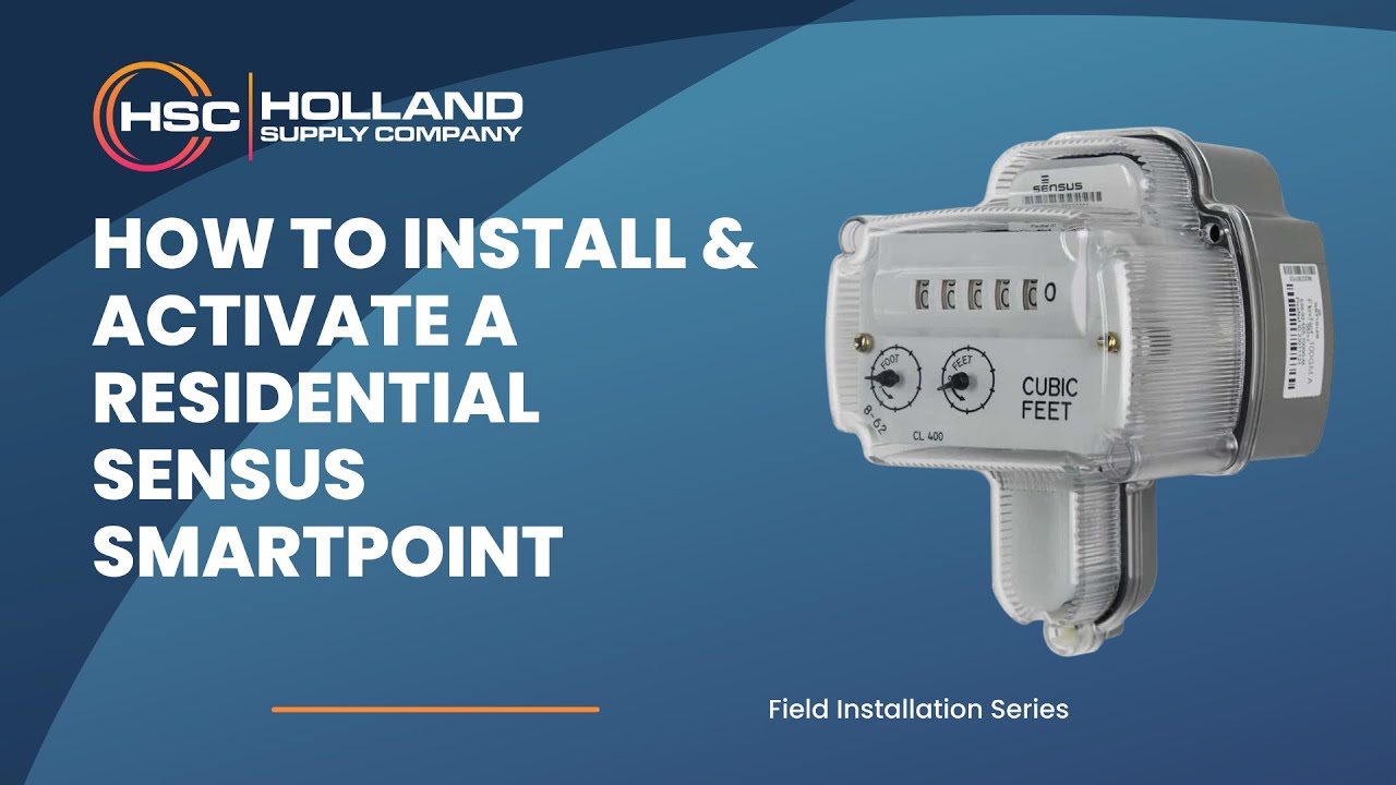 How to Install & Activate a Residential Sensus SmartPoint - YouTube