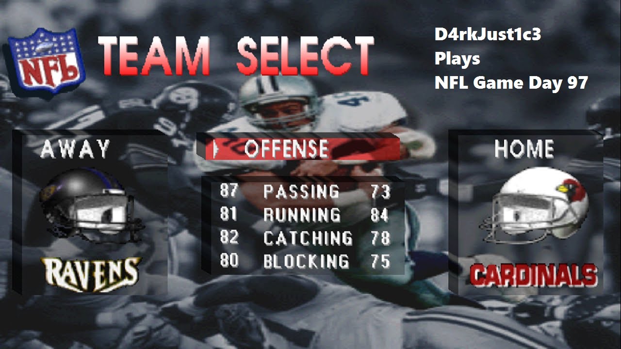 Another Cool Football Game - NFL Game Day 97 - 1080P - PS1 - YouTube
