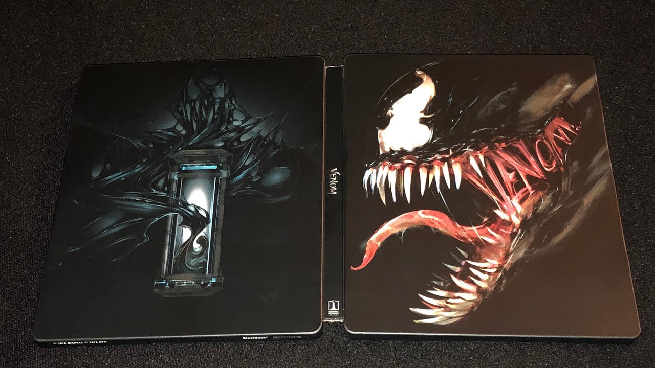 Unboxing Best Buy Exclusive Steelbook of Venom Blu Ray and DVD - YouTube