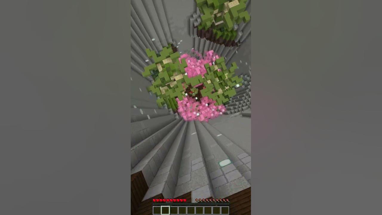 Minecraft, Sakura Dropper Map... 😬 #minecraft - YouTube