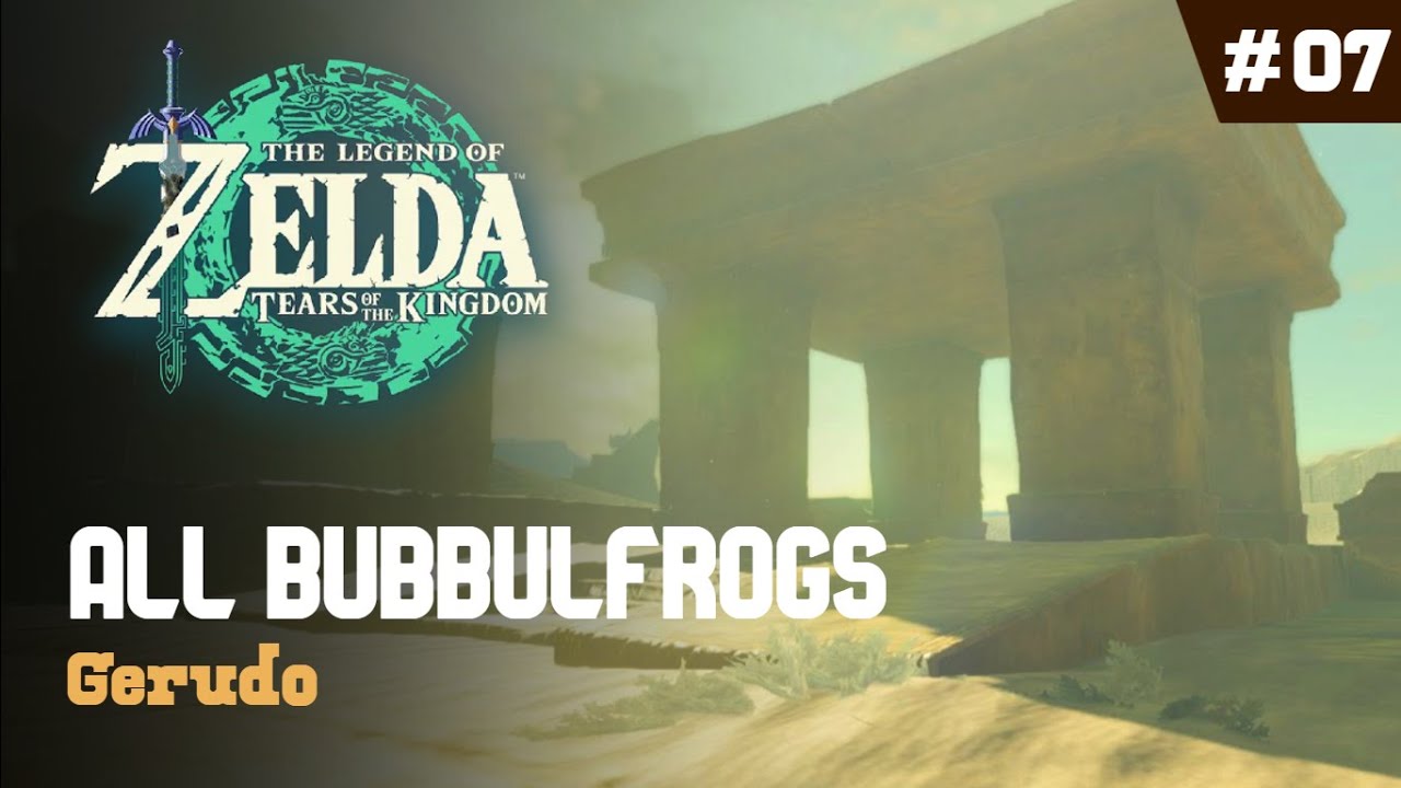 All Gerudo Bubbulfrogs | Zelda Tears Of The Kingdom - YouTube