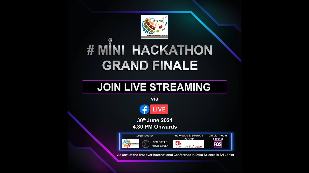 Mini Hackathon Finale - ICDS2021 - YouTube
