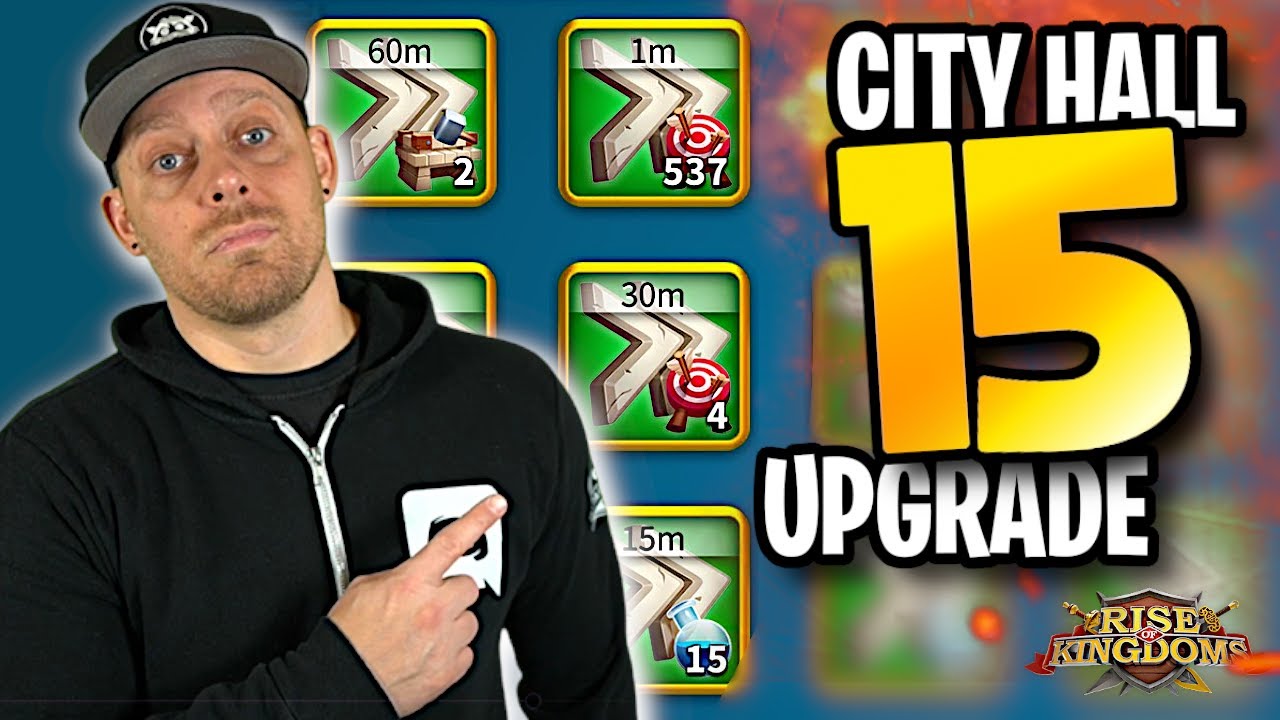 Rise of Kingdoms City Hall 15 Upgrade - Best Time to use Speed Ups ...