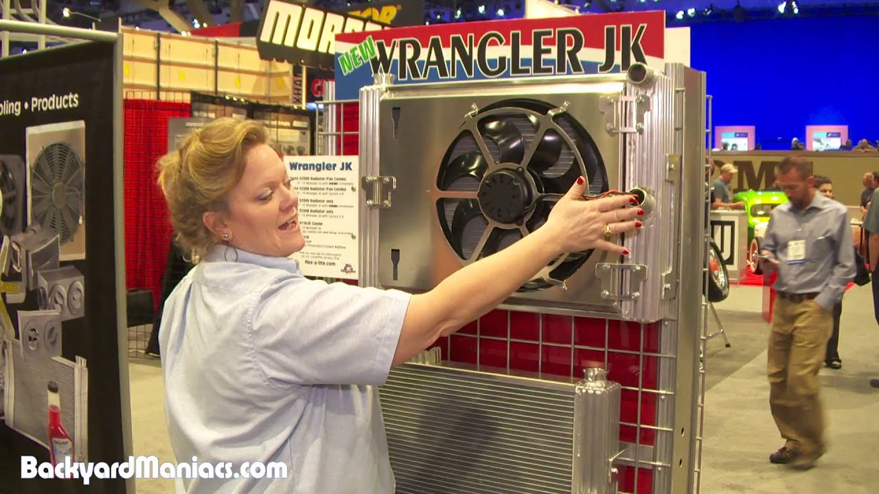 Flex-a-lite Aluminum Radiator for Stock and Hemi Engine Jeep JK - YouTube