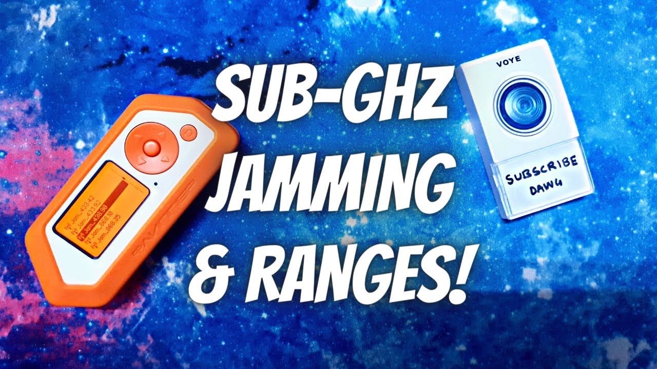 Flipper Zero Jamming Demonstration Effective Range Jamming Files